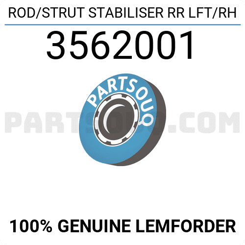 ROD/STRUT STABILISER RR LFT/RH 3562001 | Lemforder Parts | PartSouq
