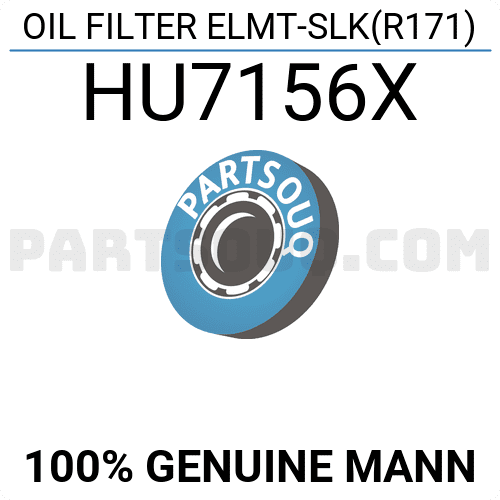 OIL FILTER ELMT-SLK(R171) HU7156X | MANN Parts | PartSouq