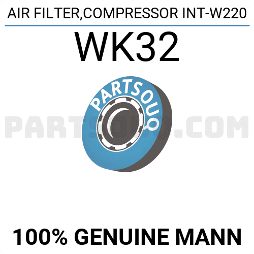 AIR FILTER,COMPRESSOR INT-W220 WK32 | MANN Parts | PartSouq