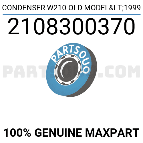 CONDENSER W210-OLD MODEL
