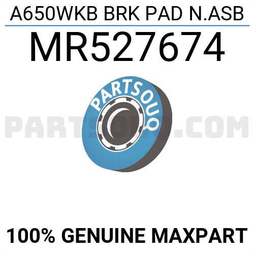 A650WKB BRK PAD N.ASB MR527674 | MAXPART Parts | PartSouq
