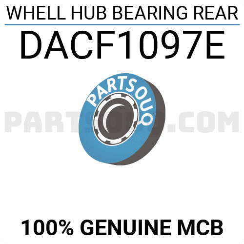 WHELL HUB BEARING REAR DACF1097E | MCB Parts | PartSouq