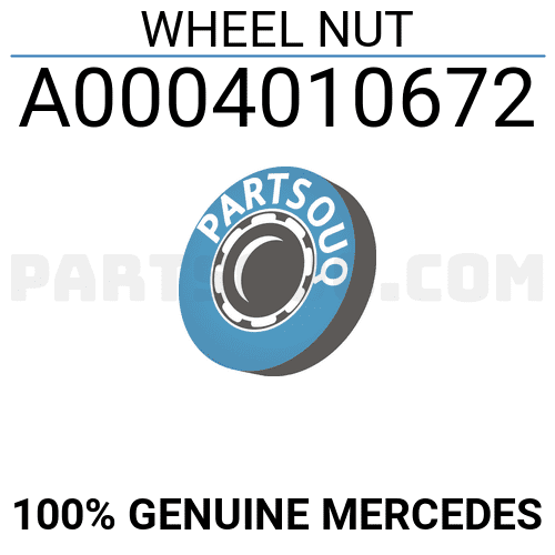 WHEEL NUT A0004010672 | MERCEDES Parts | PartSouq