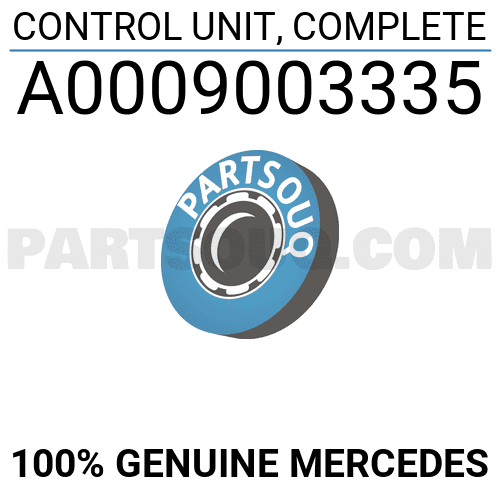CONTROL UNIT, COMPLETE A0009003335 | MERCEDES Parts | PartSouq