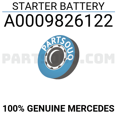 STARTER BATTERY A0009826122 | MERCEDES Parts | PartSouq