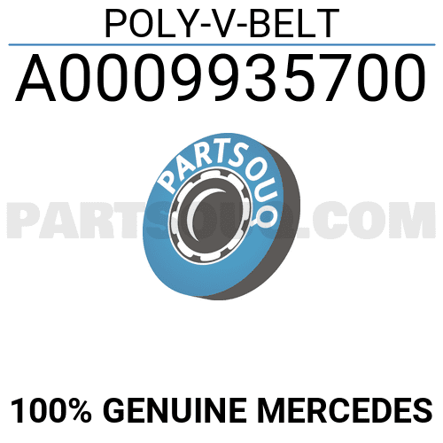 POLY-V-BELT A0009935700 | MERCEDES Parts | PartSouq