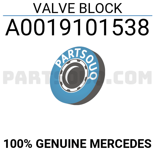 VALVE BLOCK A0019101538 | MERCEDES Parts | PartSouq
