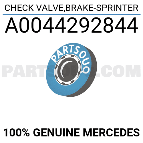 CHECK VALVE,BRAKE-SPRINTER A0044292844 | MERCEDES Parts | PartSouq