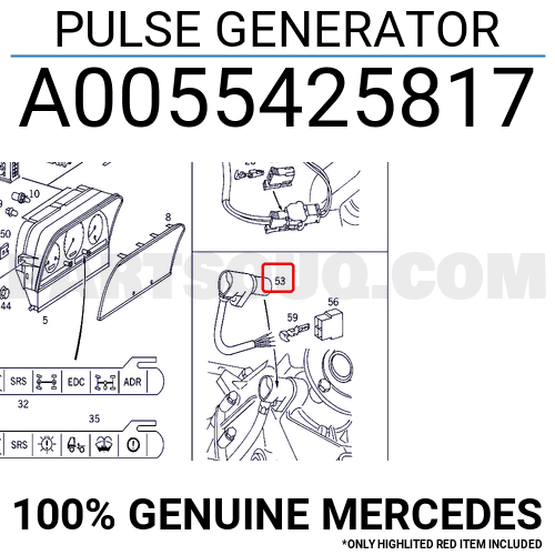 PULSE GENERATOR A0055425817 | MERCEDES Parts | PartSouq