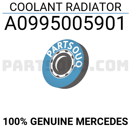 COOLANT RADIATOR A0995005901 | MERCEDES Parts | PartSouq