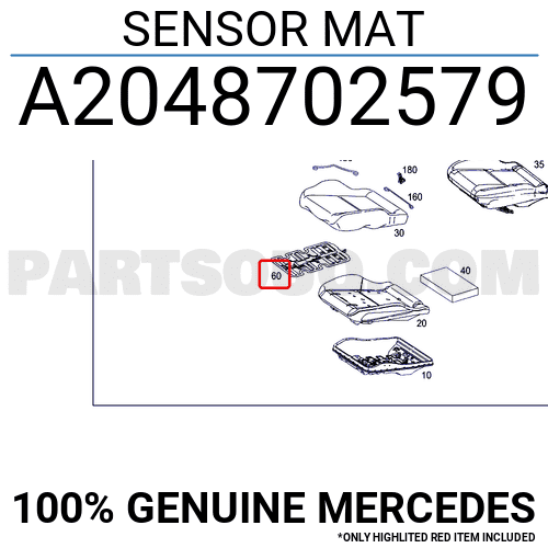 SENSOR MAT A2048702579 | MERCEDES Parts | PartSouq