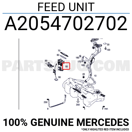 FEED UNIT A2054702702 | MERCEDES Parts | PartSouq