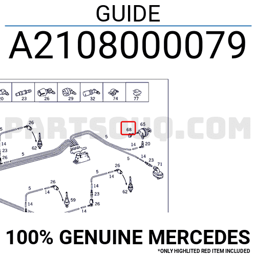 GUIDE A2108000079 | MERCEDES Parts | PartSouq