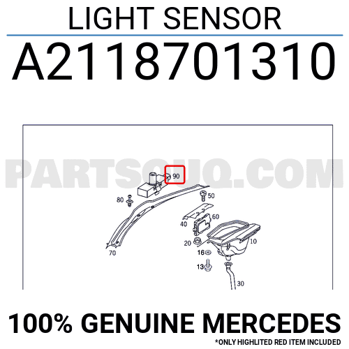 LIGHT SENSOR A2118701310 | MERCEDES Parts | PartSouq