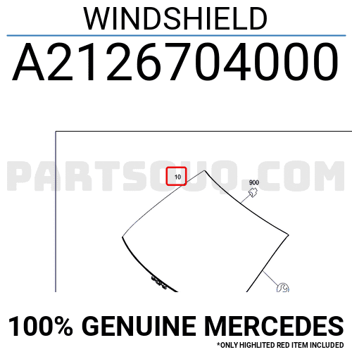 WINDSHIELD A2126704000 | MERCEDES Parts | PartSouq