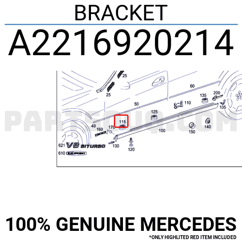 BRACKET A2216920214 | MERCEDES Parts | PartSouq