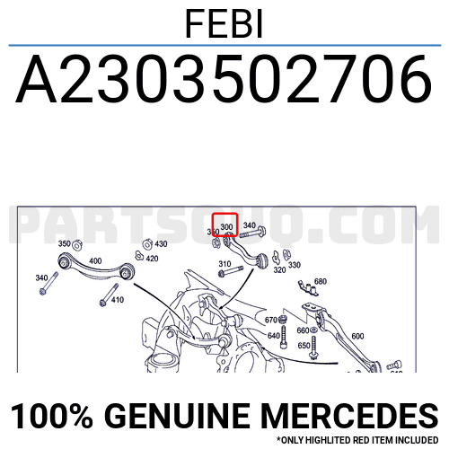 FEBI A2303502706 | MERCEDES Parts | PartSouq