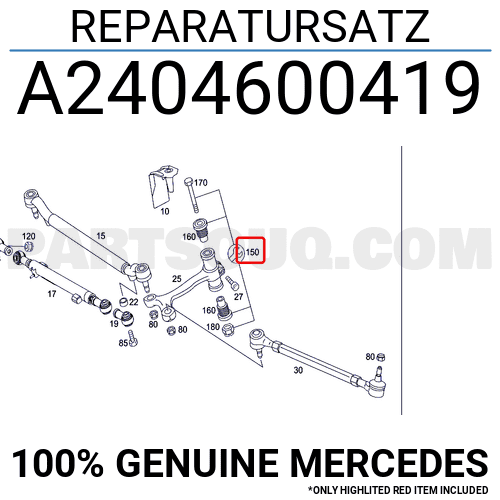 REPARATURSATZ A2404600419 | MERCEDES Parts | PartSouq