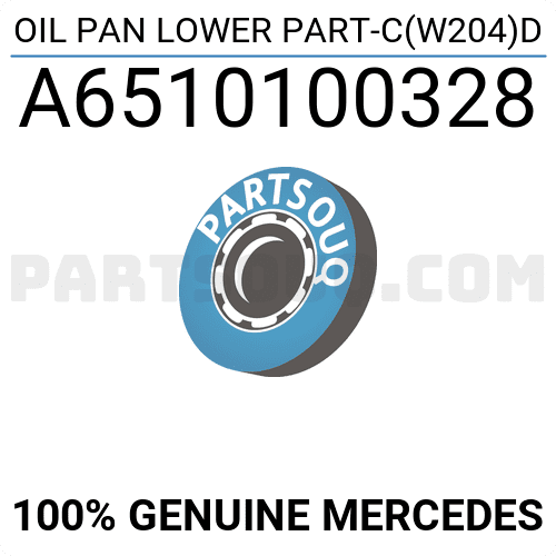 OIL PAN LOWER PART-C(W204)D A6510100328 | MERCEDES Parts | PartSouq