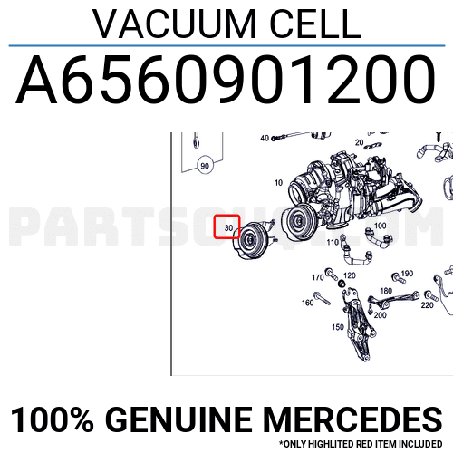VACUUM CELL A6560901200 | MERCEDES Parts | PartSouq