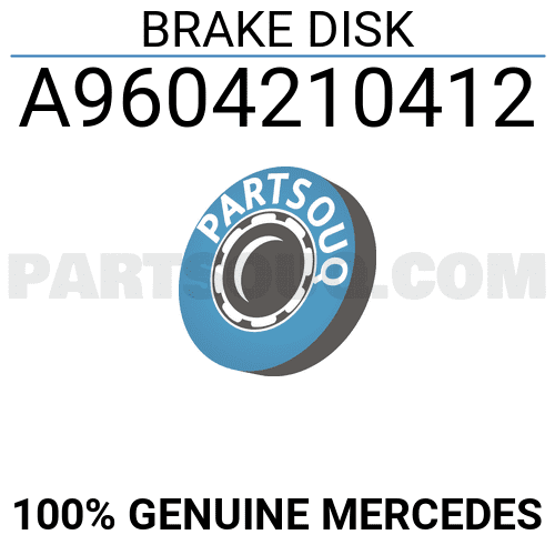 BRAKE DISK A9604210412 | MERCEDES Parts | PartSouq