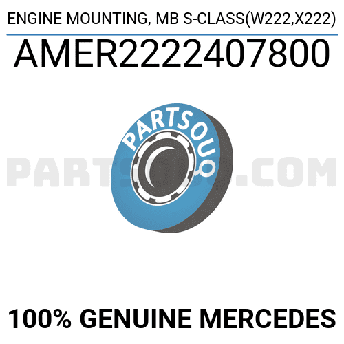 ENGINE MOUNTING, MB S-CLASS(W222,X222) AMER2222407800 | MERCEDES Parts ...