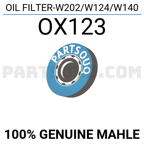 OIL FILTER-W202/W124/W140 OX123 | Mahle Parts | PartSouq