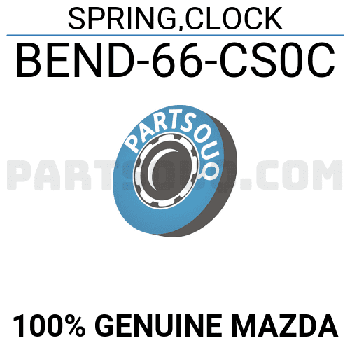 SPRING,CLOCK BEND66CS0C | Mazda Parts | PartSouq