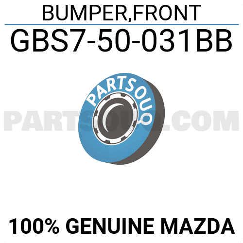BUMPER,FRONT GBS750031BB | Mazda Parts | PartSouq