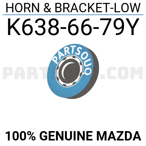 HORN & BRACKET-LOW K6386679Y | Mazda Parts | PartSouq