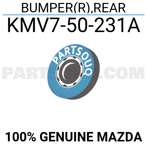 BUMPER(R),REAR KMV750231A | Mazda Parts | PartSouq