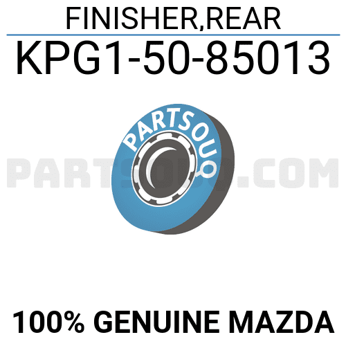 FINISHER,REAR KPG15085013 | Mazda Parts | PartSouq