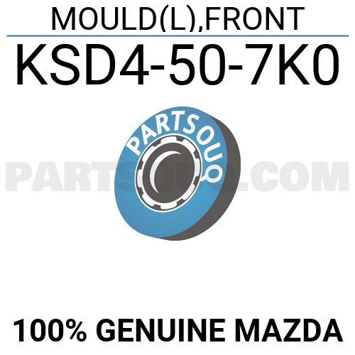MOULD(L),FRONT KSD4507K0 | Mazda Parts | PartSouq