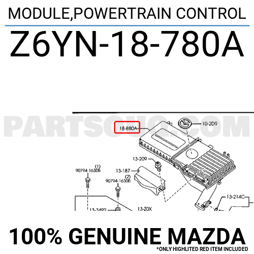 MODULE,POWERTRAIN CONTROL Z6YN18780A | Mazda Parts | PartSouq