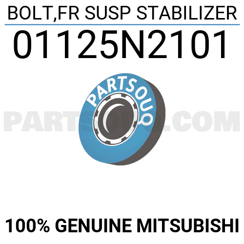 BOLT,FR SUSP STABILIZER 01125N2101 | Mitsubishi Parts | PartSouq