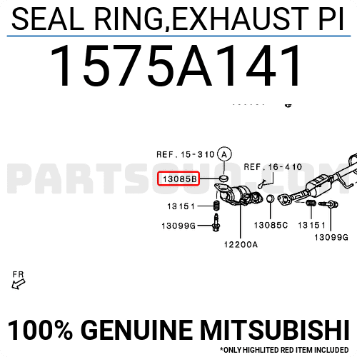 SEAL RING,EXHAUST PI 1575A141 | Mitsubishi Parts | PartSouq
