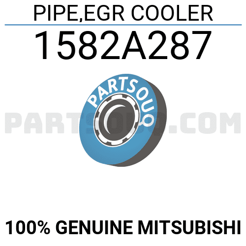 PIPE,EGR COOLER 1582A287 | Mitsubishi Parts | PartSouq