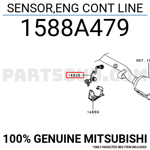 SENSOR,ENG CONT LINE 1588A479 | Mitsubishi Parts | PartSouq