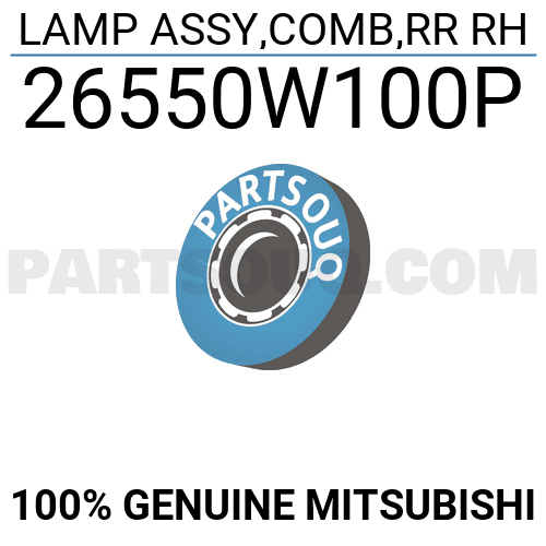 LAMP ASSY,COMB,RR RH 26550W100P | Mitsubishi Parts | PartSouq