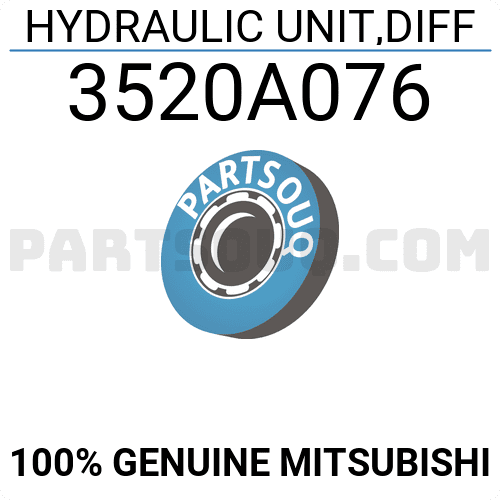 HYDRAULIC UNIT,DIFF 3520A076 | Mitsubishi Parts | PartSouq