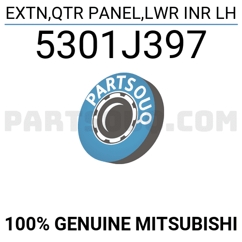 EXTN,QTR PANEL,LWR INR LH 5301J397 | Mitsubishi Parts | PartSouq