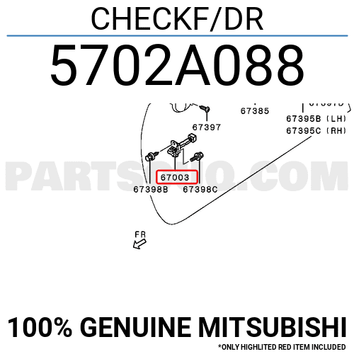 CHECKF/DR 5702A088 | Mitsubishi Parts | PartSouq