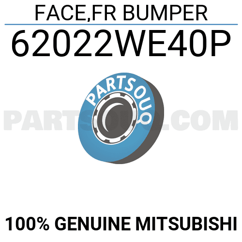 FACE,FR BUMPER 62022WE40P | Mitsubishi Parts | PartSouq
