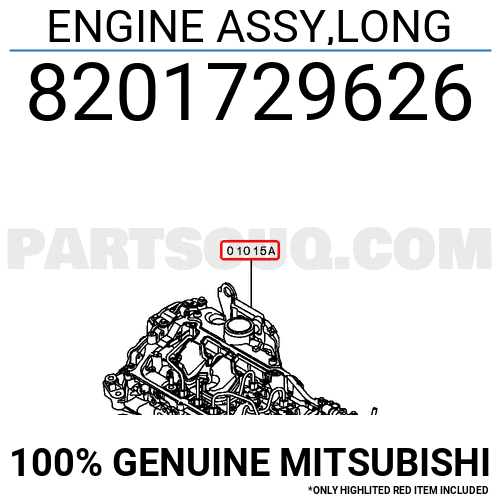 ENGINE ASSY,LONG 8201729626 | Mitsubishi Parts | PartSouq
