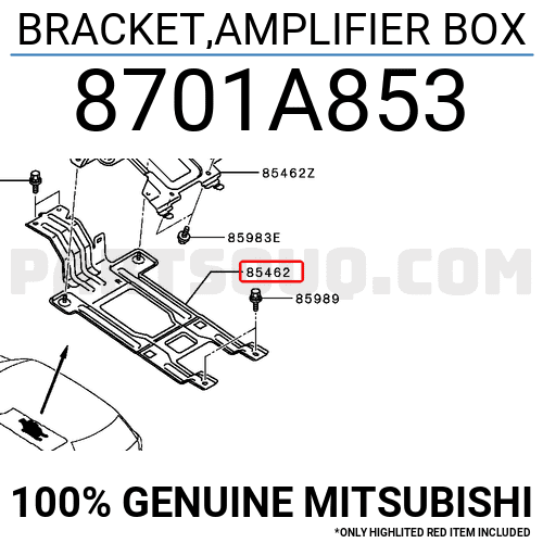 BRACKET,AMPLIFIER BOX 8701A853 | Mitsubishi Parts | PartSouq