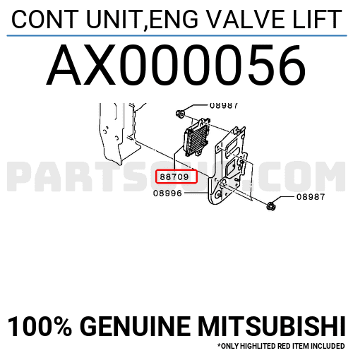 CONT UNIT,ENG VALVE LIFT AX000056 | Mitsubishi Parts | PartSouq