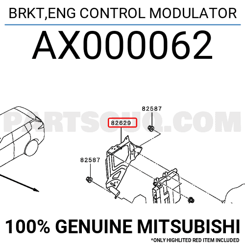 BRKT,ENG CONTROL MODULATOR AX000062 | Mitsubishi Parts | PartSouq