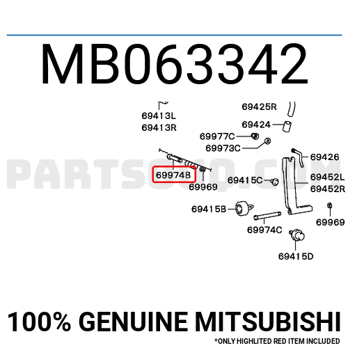 PIN,RR BODY MB063342 | Mitsubishi Parts | PartSouq