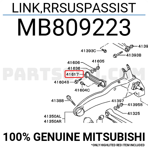 LINK,RRSUSPASSIST MB809223 | Mitsubishi Parts | PartSouq