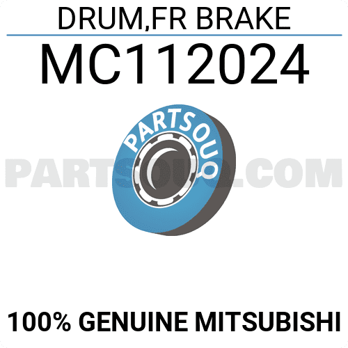 DRUM,FR BRAKE MC112024 | Mitsubishi Parts | PartSouq